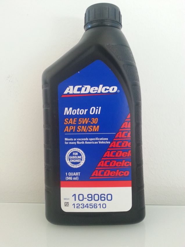 12345610 - Olio Motore ACDelco 5W30 GM6094M 1qt